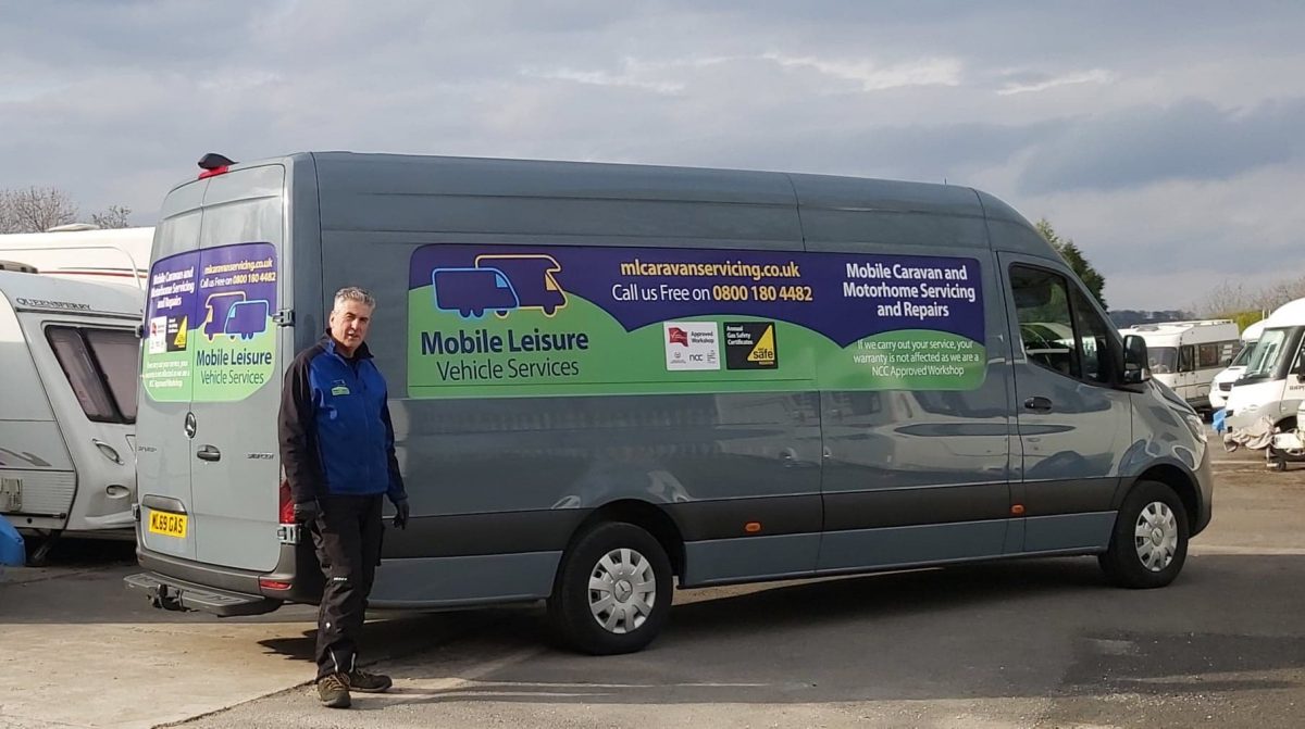 Our New Van Livery - ML Caravan Servicing